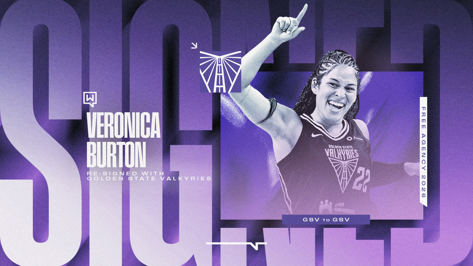 Veronica Burton Back to the Bay on a multi-year contract with the ...
